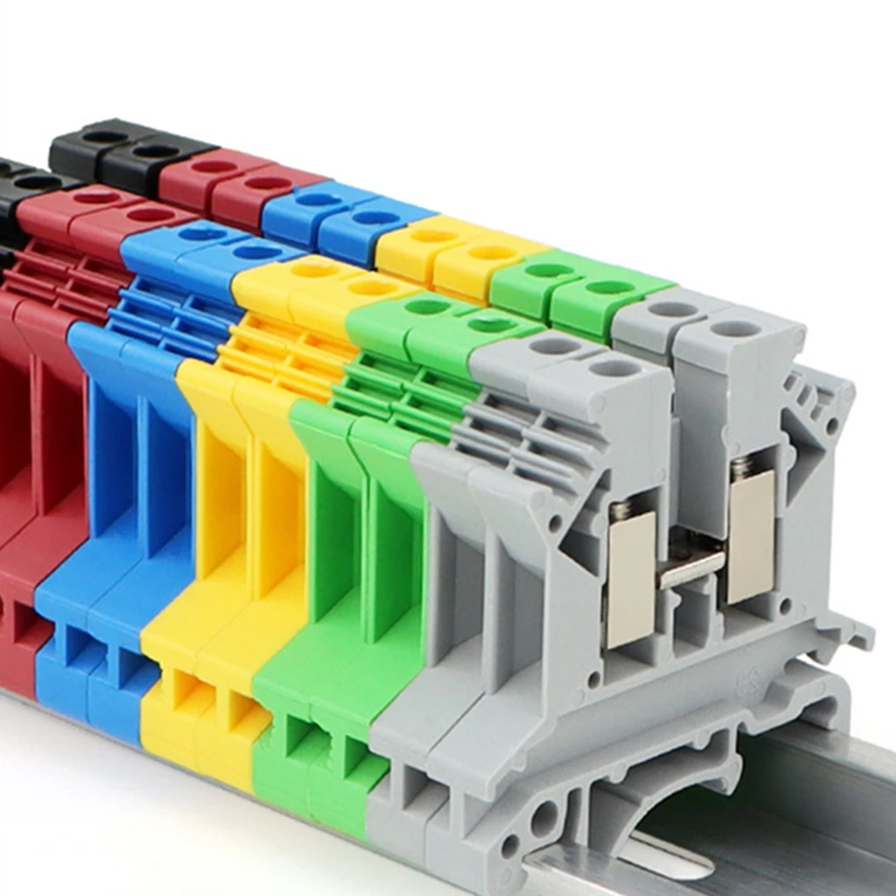 Rail Type Terminal Block UK2.5B UK3N 5N 6N 10N 25N 35N 50N Wire ...