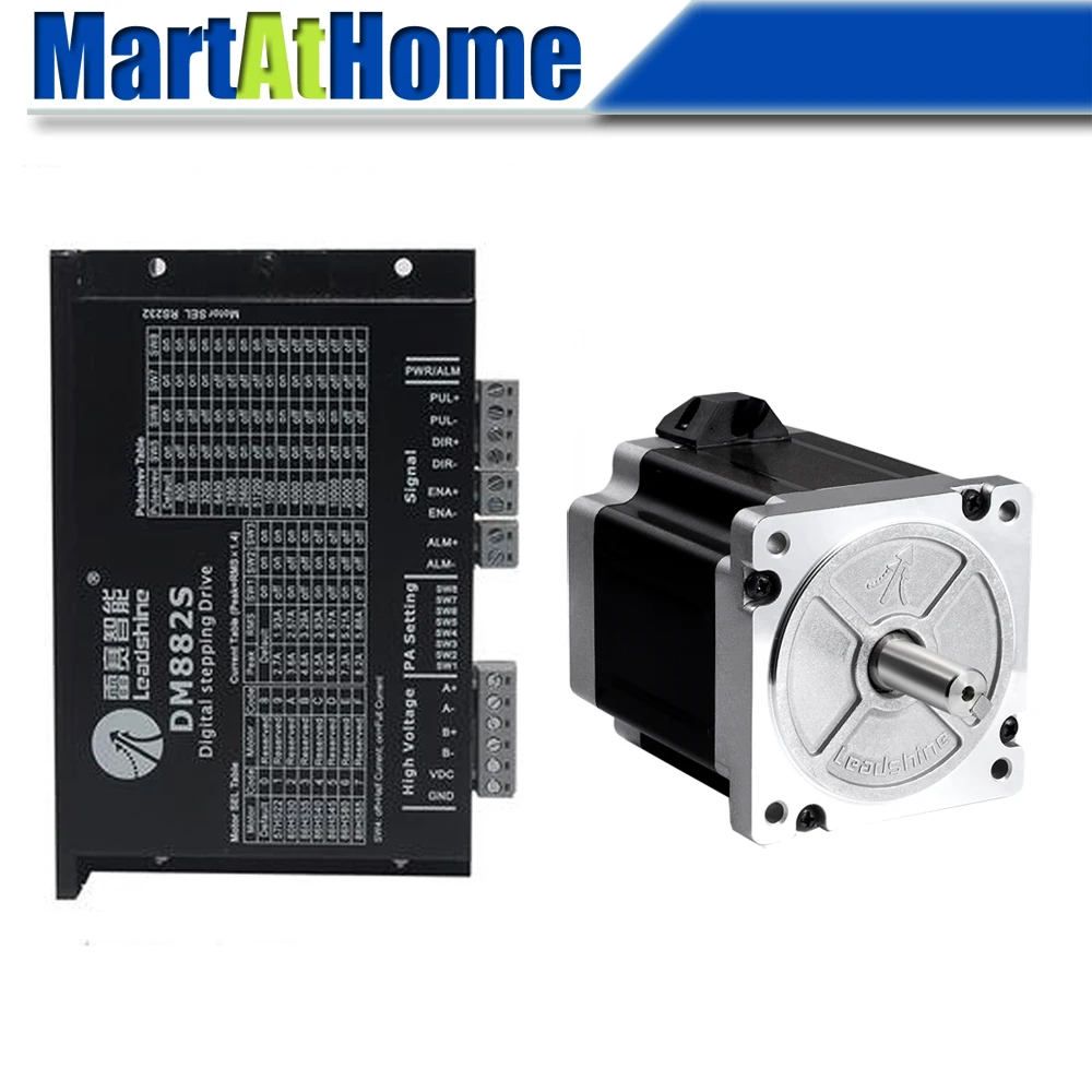 Leadshine Cnc Stepper Driver Kit Stepper Driver Dm882s 24~80v Dc 2.1~8 ...