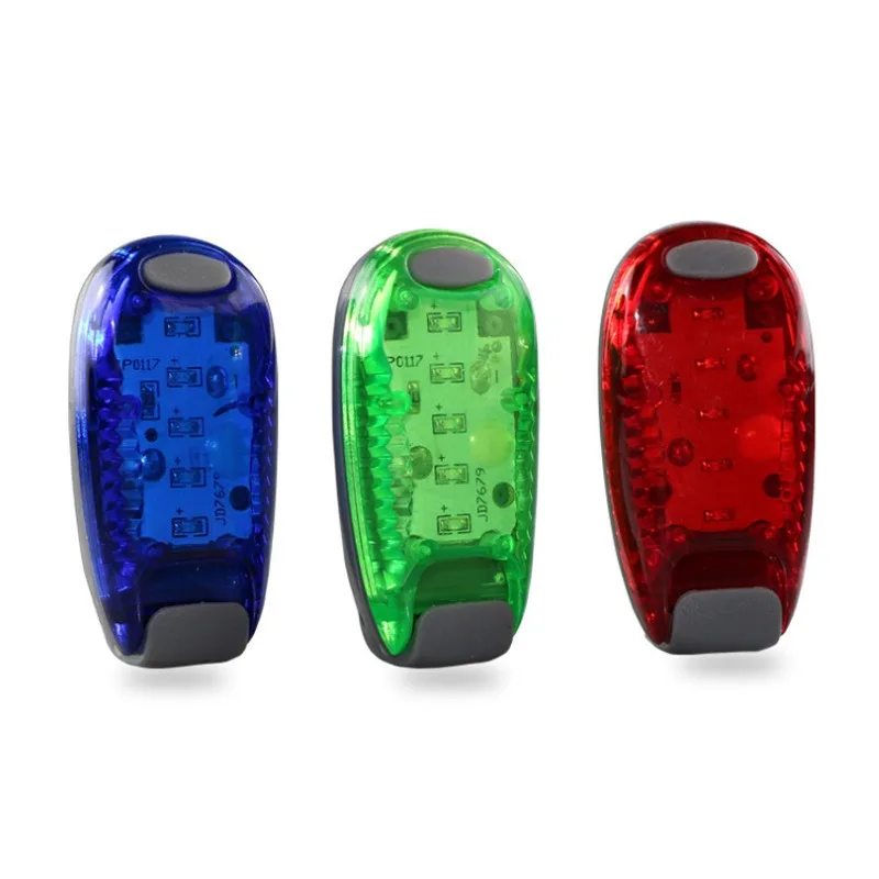 1pc-LED-Safety-Light-Clip-On-Waterproof-Blue-Red-Green-3-Light-Modes ...