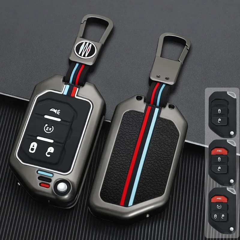 Zinc-Alloy-Silicone-Car-Key-Case-Cover-for-Jeep-Wrangler-JL-JLU-Rubicon ...