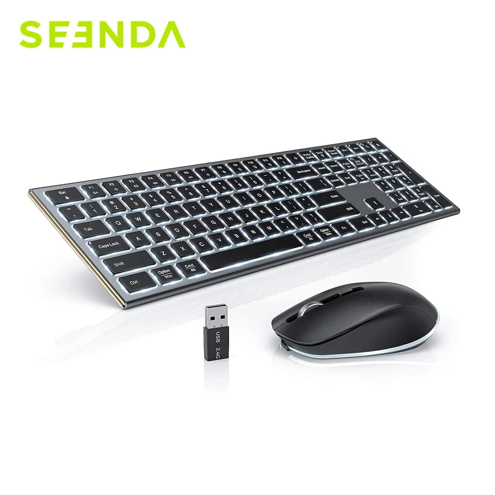 Seenda-Backlit-Wireless-Rechargeable-Full-Size-Keyboard-and-Mouse-Combo-for-MacBook-Windows ...