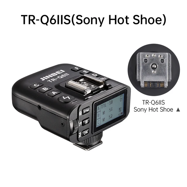 JINBEI TR-Q6II Trigger Wireless TTL HSS Transmmitter Speedlite Flash ...