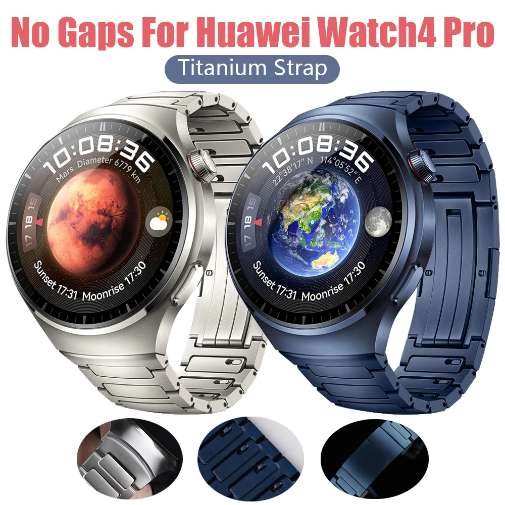 No-Gaps-Luxury-Titanium-Metal-Strap-For-Huawei-Watch-4-Pro-for-HUAWEI ...
