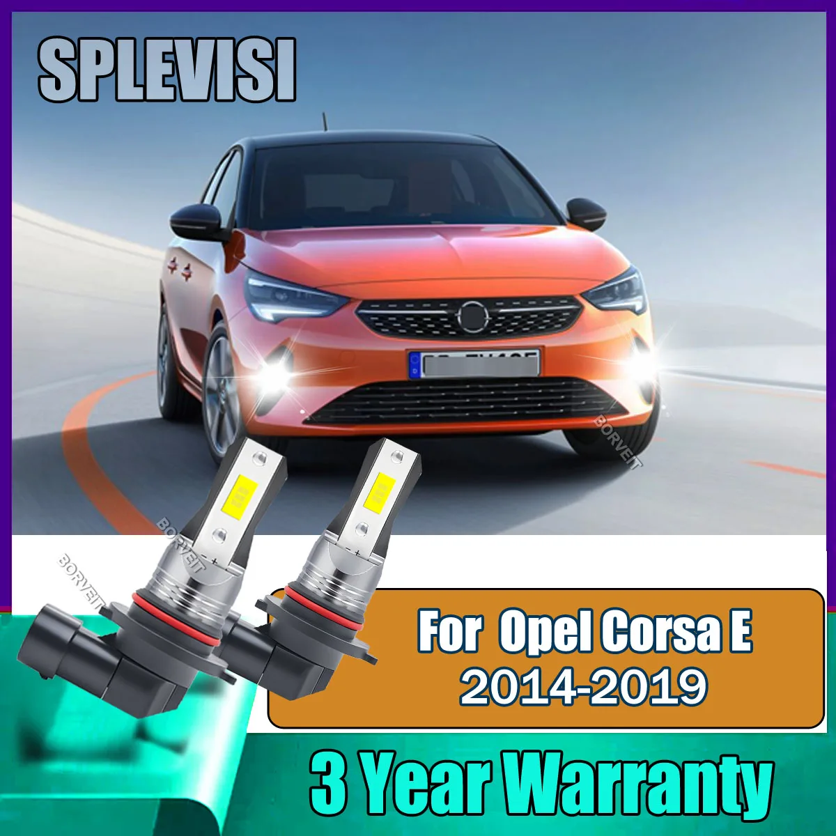 2x 9145/H10 LED Fog Light Kit - Precision Optics - Perfect Beam Pattern ...