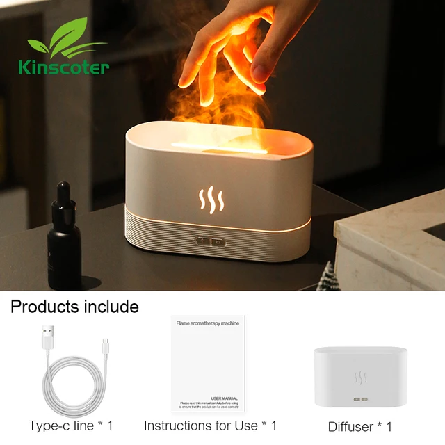 Kinscoter Aroma Diffuser Air Humidifier Ultrasonic Cool Mist Maker Fogger Led Essential Oil ...