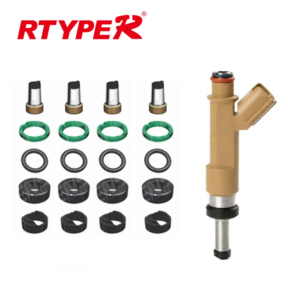 4SET Fuel Injector 23209-39146 23250-0T020 23250-39145 Repair Kits ...