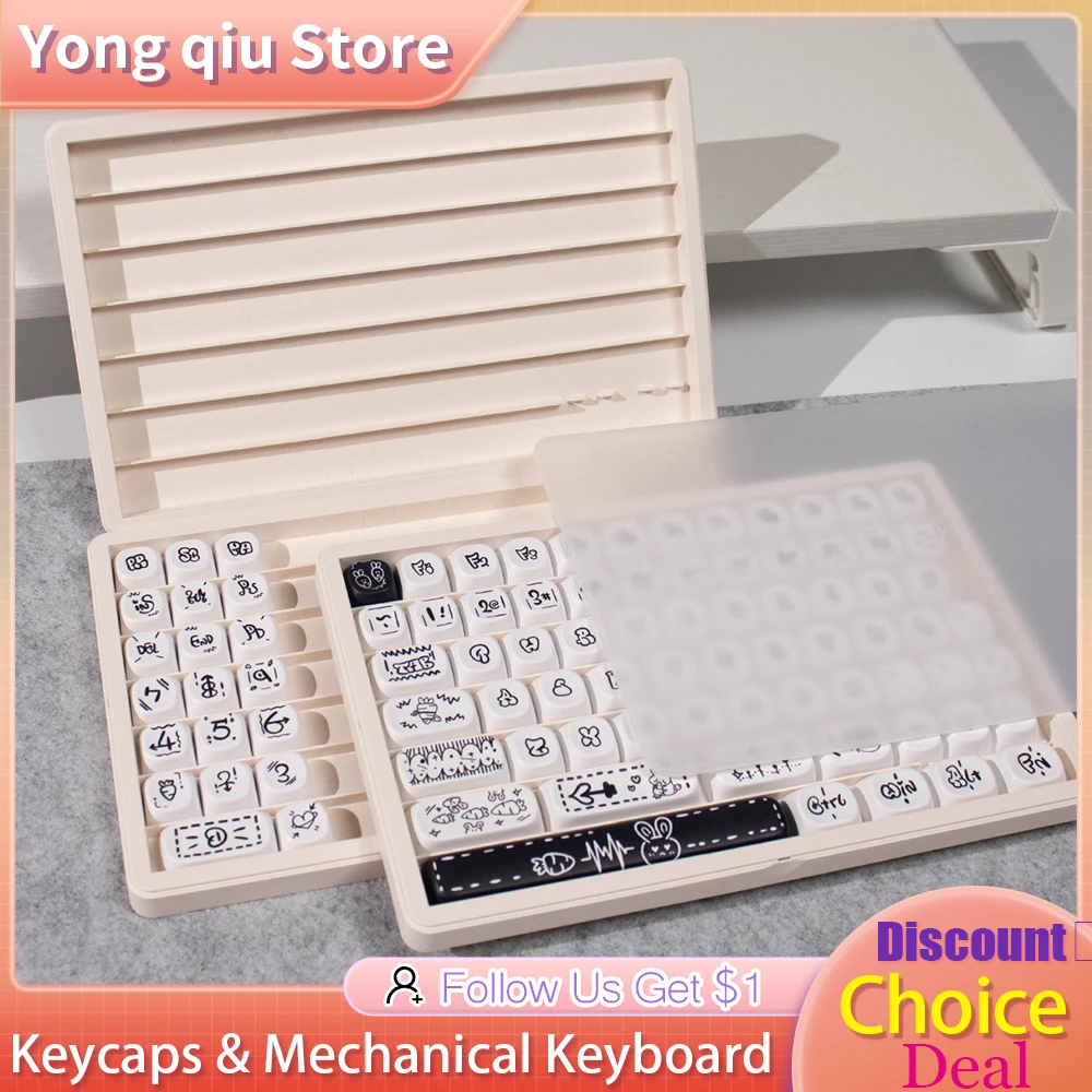 3-Layer-Keycaps-Case-Organized-Plastic-dustproof-Storage-Box-Large ...