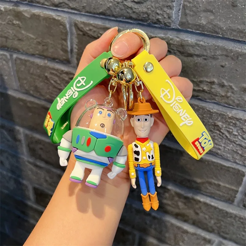 Disney-Cartoon-Keychain-Anime-Toy-Story-Cute-Woody-Buzz-Lightyear-Doll ...