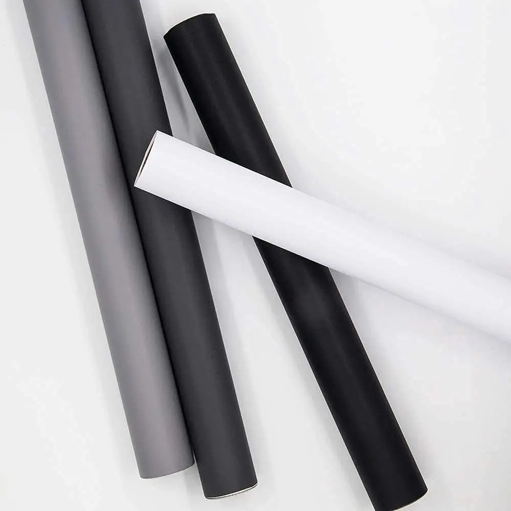 Matte-PVC-Waterproof-DIY-Self-Adhesive-Vinyl-Wallpaper-Kitchen-Cabinet ...
