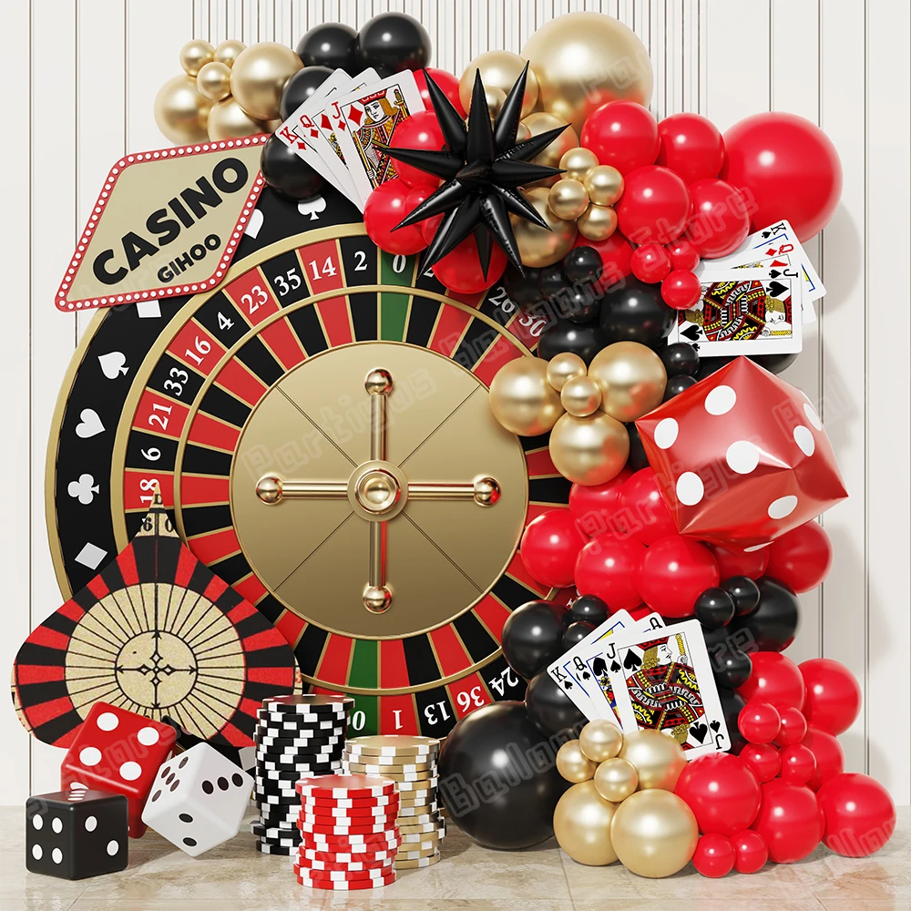 101pcs-Casino-Party-Decoration-Balloon-Garland-Kit-Dice-Poker-Black-Red ...