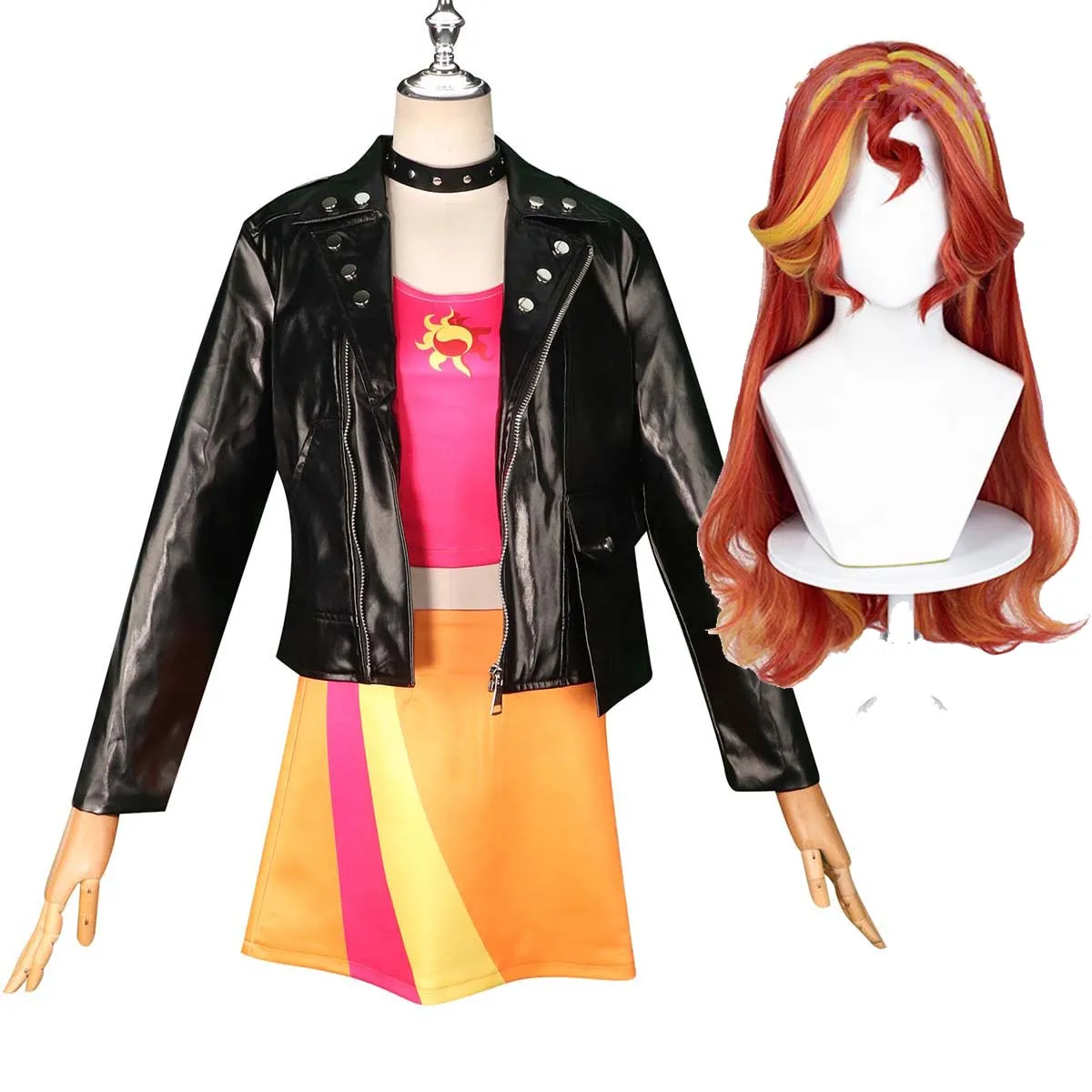 Halloween Christmas Party Sunset Shimmer Anime Little JK Cosplay ...