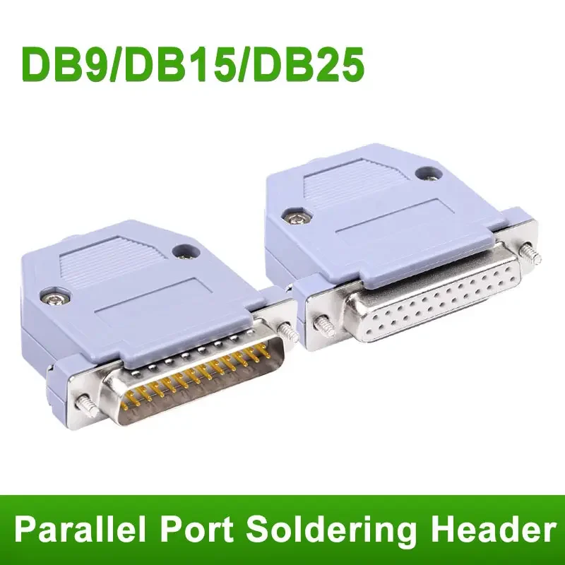 DB9/DB15 DB25 Welding Connector 9/15/25 Pin Male Female Serial/Parallel ...