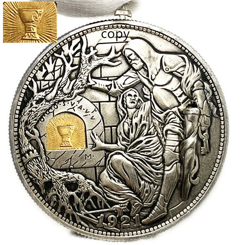 Movable-Mechanism-Holy-Grail-Coin-Hobo-Nickel-Roman-Booteen-Wandering ...