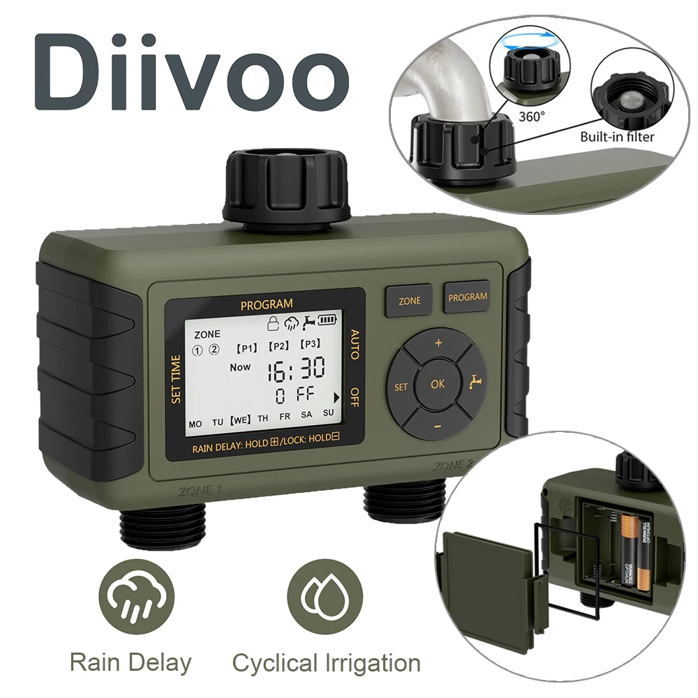 Diivoo-Automatic-Watering-Timer-Garden-Digital-Irrigation-Machine ...