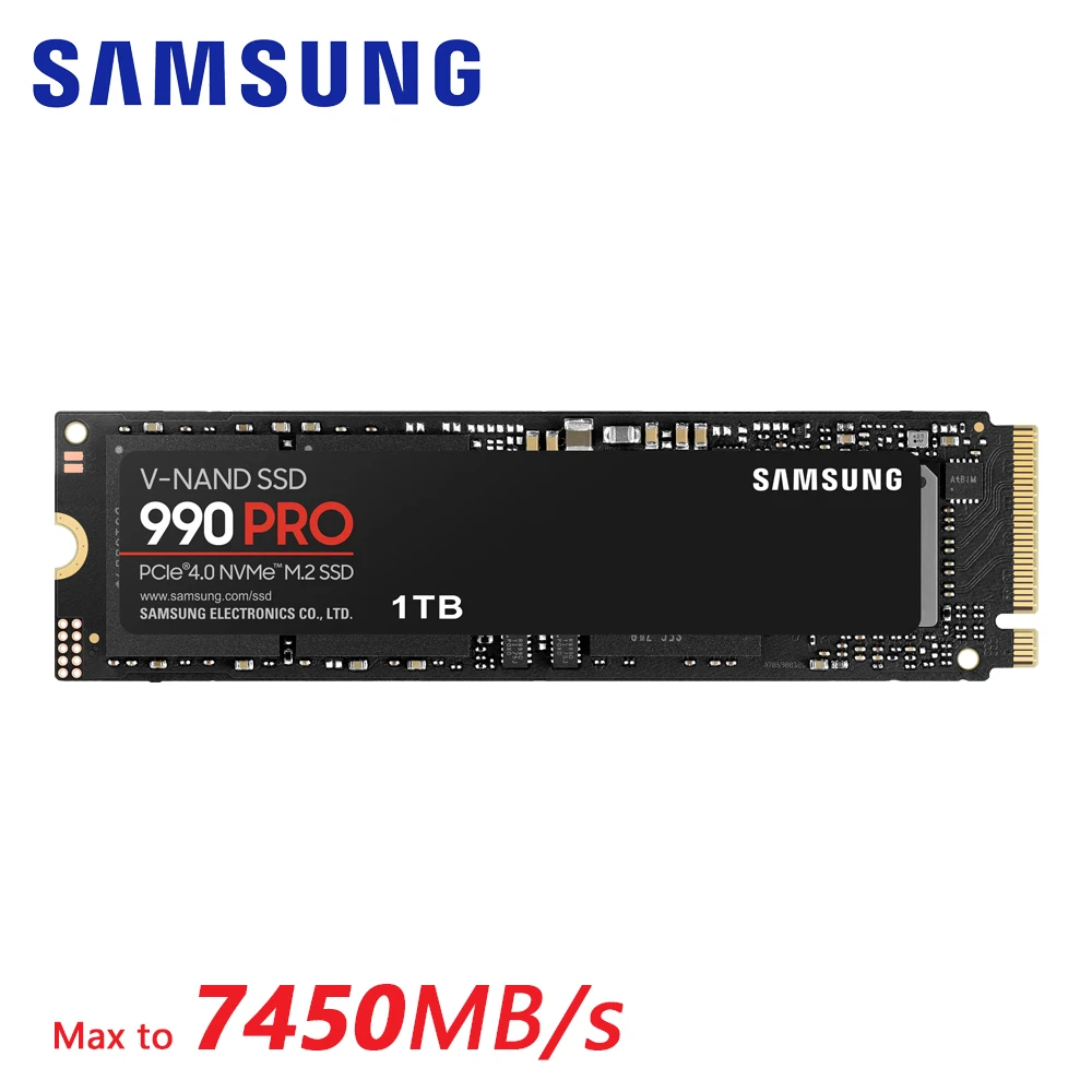 SAMSUNG M2 2280 SSD 1TB 990 PRO Internal Solid State Disk 500GB PCIe ...