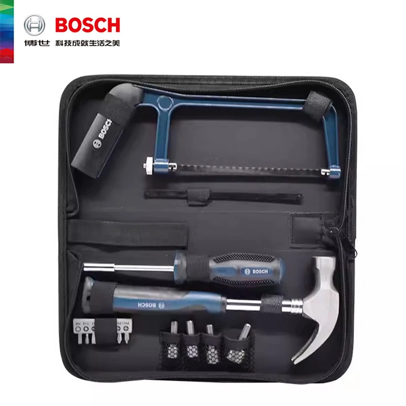 Bosch-15Piece-Multifunctional-Household-Hammer-Hand-Saw-Tool-Set ...
