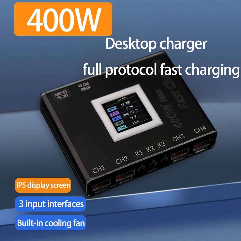 4-Way-Full-Protocol-Desktop-Charger-Multi-function-Fast-Charging-Module ...