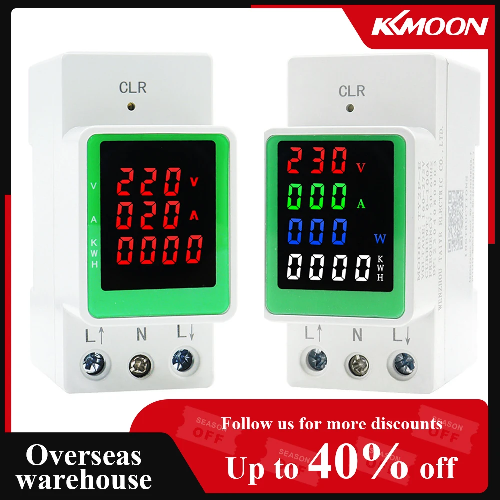 Din-Rail-Electricity-Meter-Intelligent-Electric-Meter-Watt-Kwh-AC ...