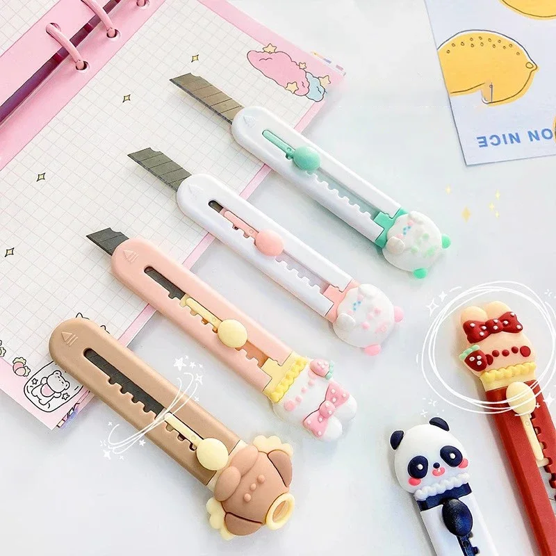 Cute-Animals-Utility-Knife-Kawaii-Cartoon-Paper-Cutter-Portable ...
