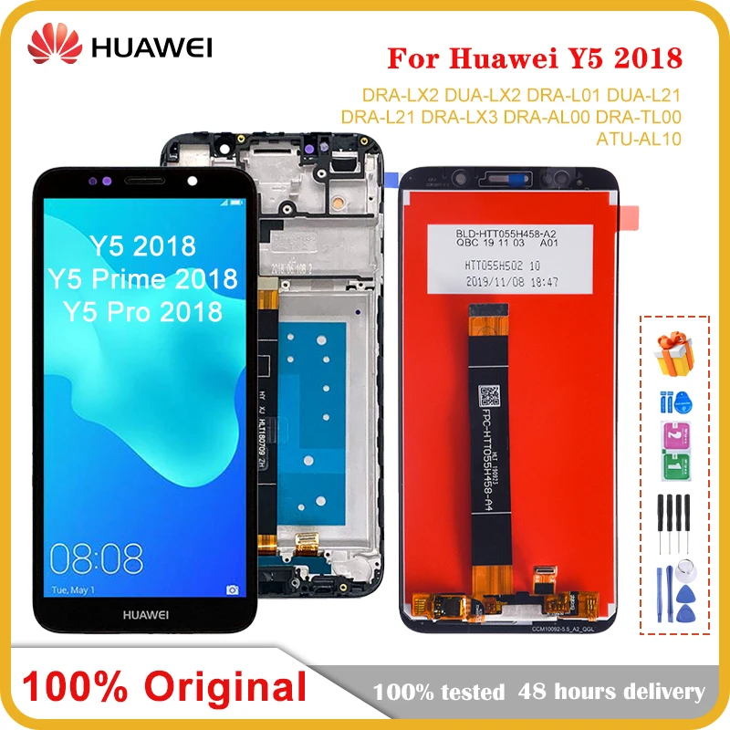 5.45" For Huawei Y5 2018&Y5 Lite DRA LX2/LX3/LX5 LCD Display Touch ...