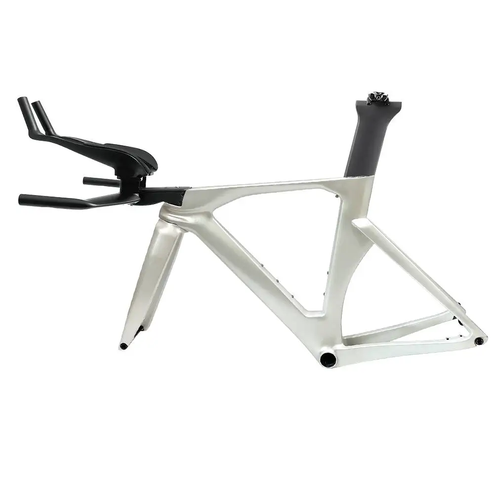 Airwolf TT Bike Frame Set with TT Handlebar Disc Brake Carbon Road ...