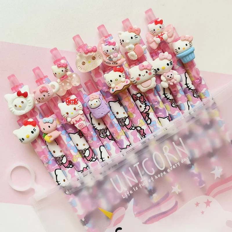 20pcs-Sanrio-Hello-Kitty-Gel-Pens-Cute-Cat-Signature-Neutral-Pen-Roller ...
