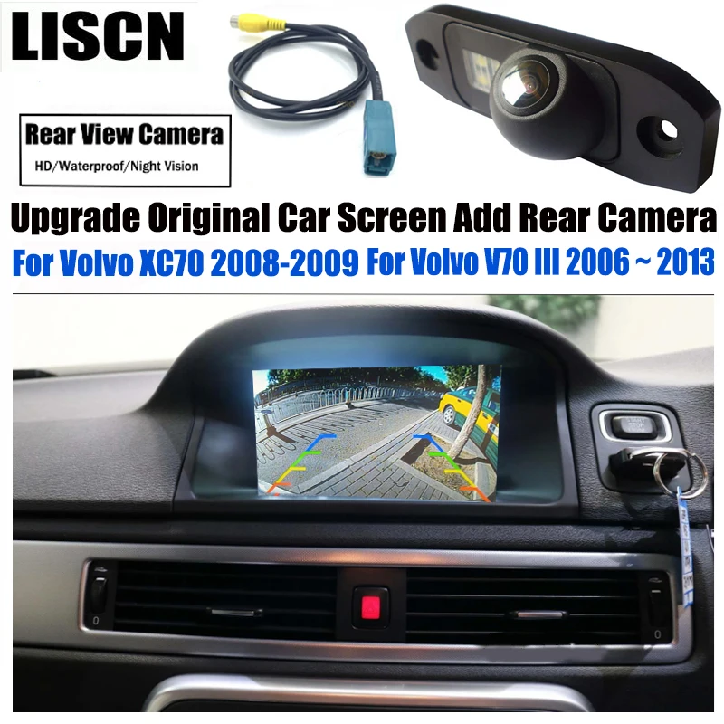 Original-Car-Screen-Upgrade-Rear-View-Camera-For-Volvo-V70-XC70-2006 ...
