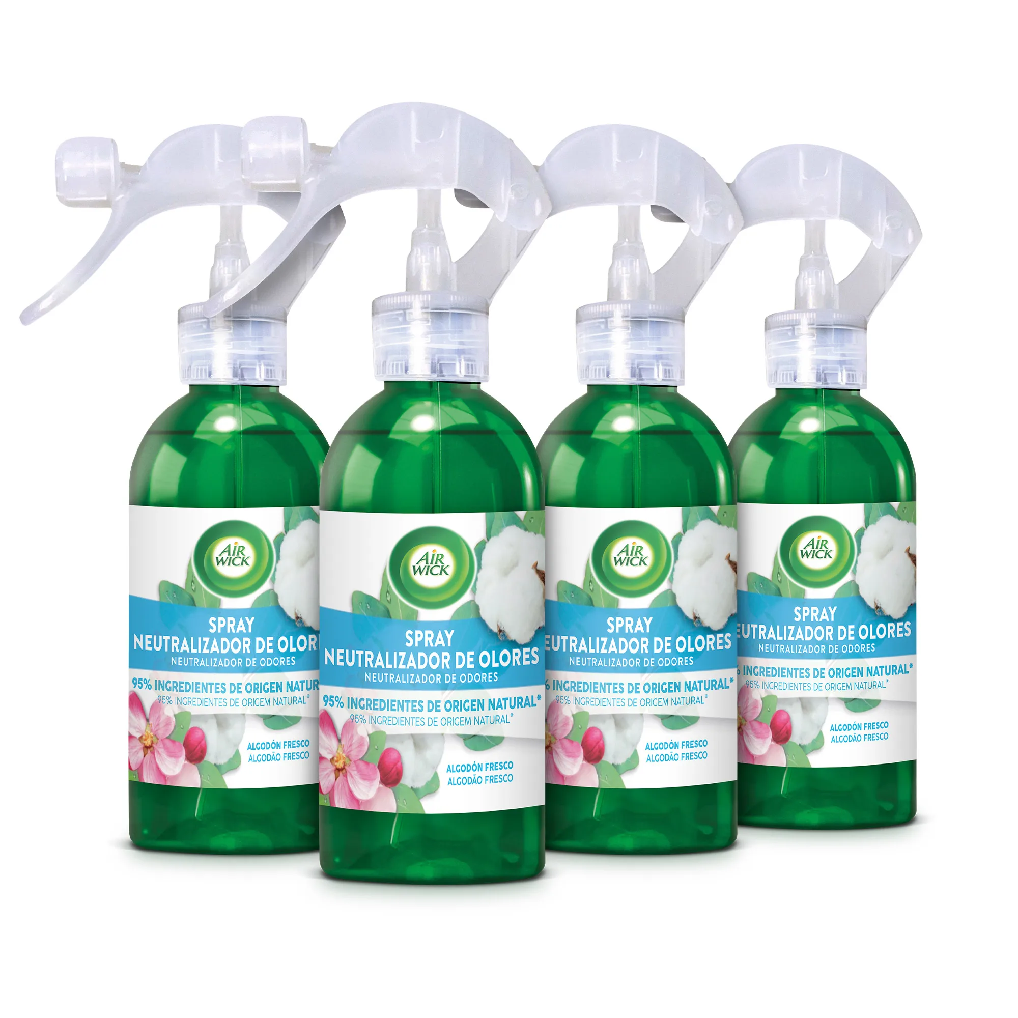 Air-Wick-Spray-Neutralizador-de-Olores-Algod-n-Fresco-Pack-4-Unidades ...