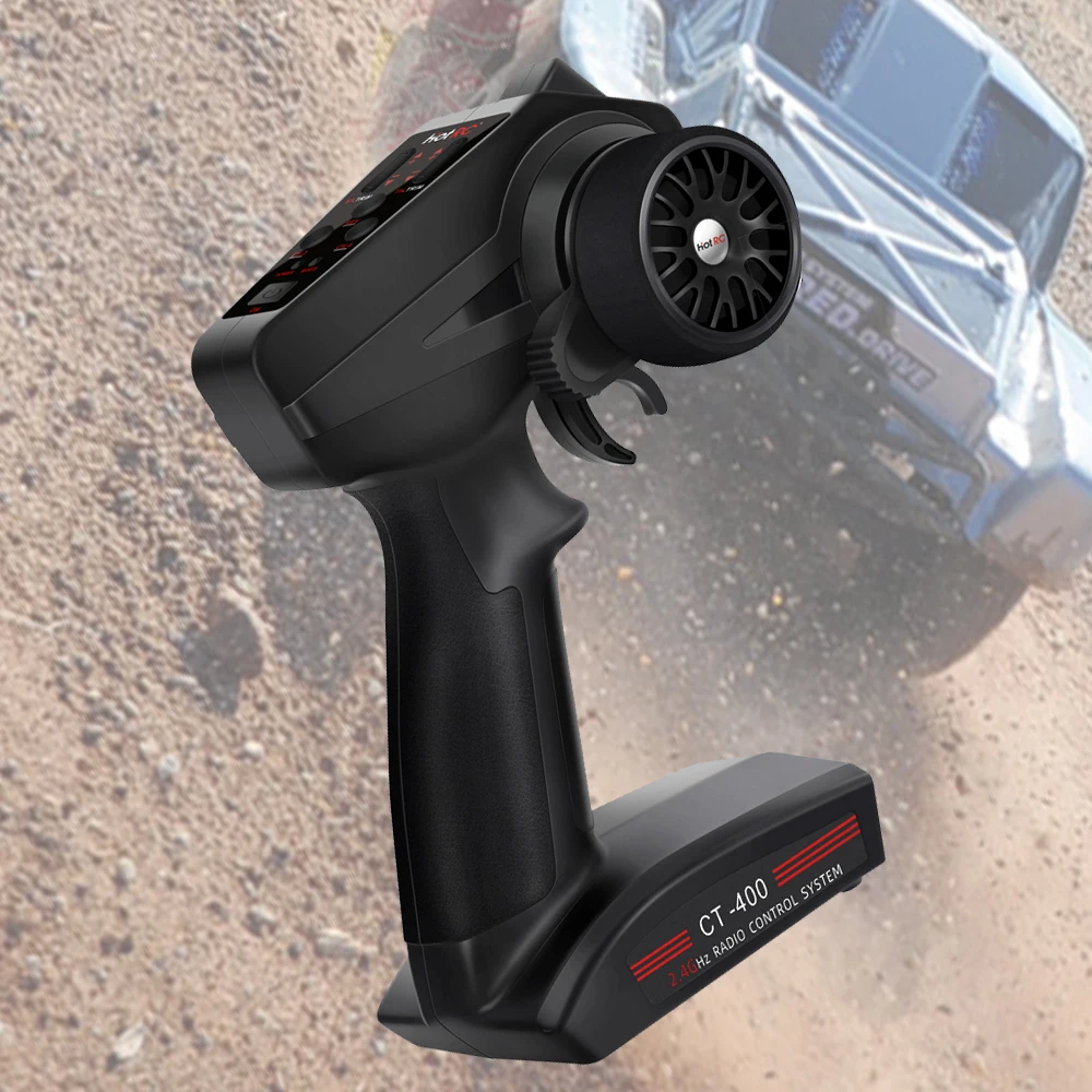 Hotrc CT400 CT600 Radio Control 4. 5V 9V 4CH 6CH 2.4GHZ FHSS System ...