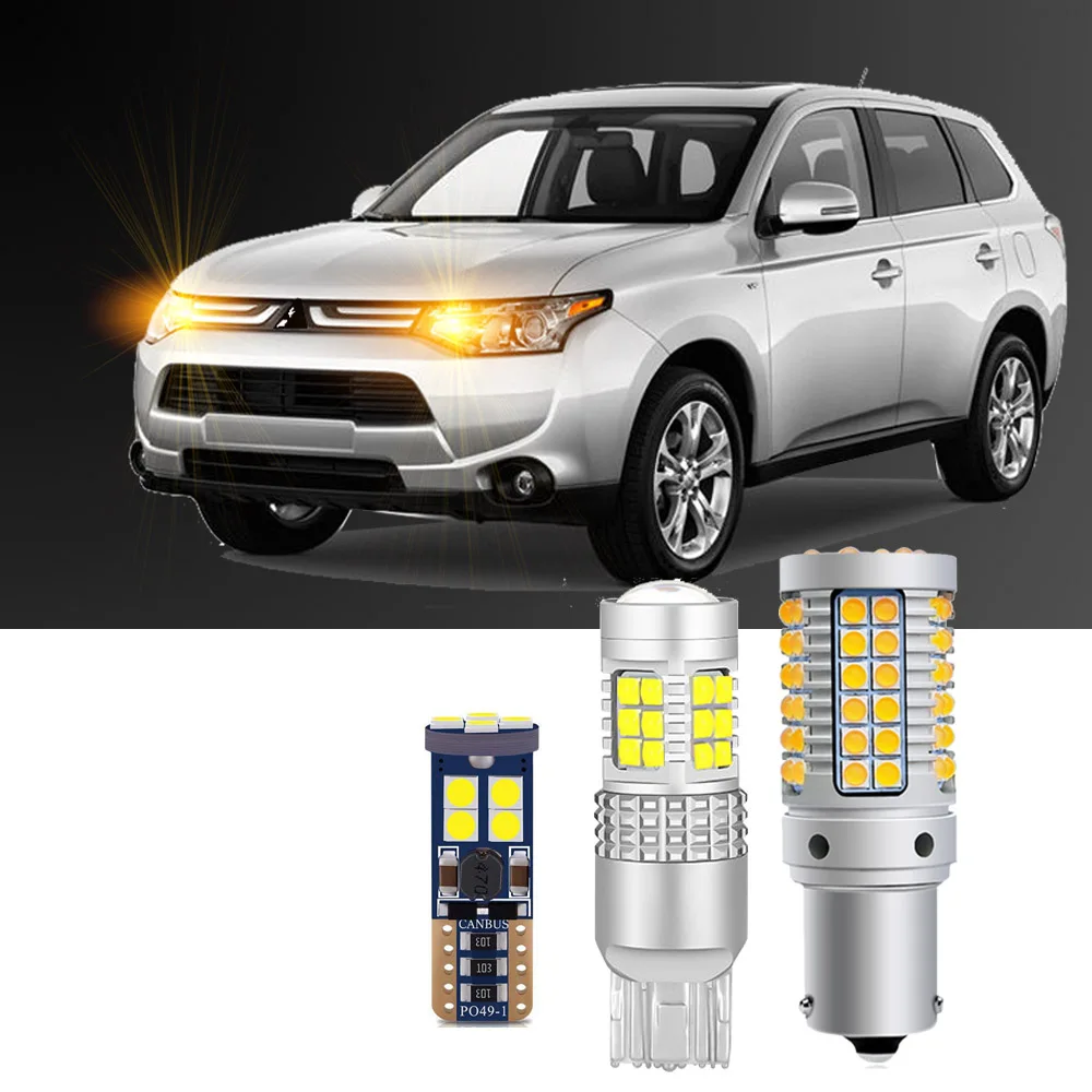 For Mitsubishi Outlander 2013 2014 2015 2016 LED Bulbs Exterior Turn ...