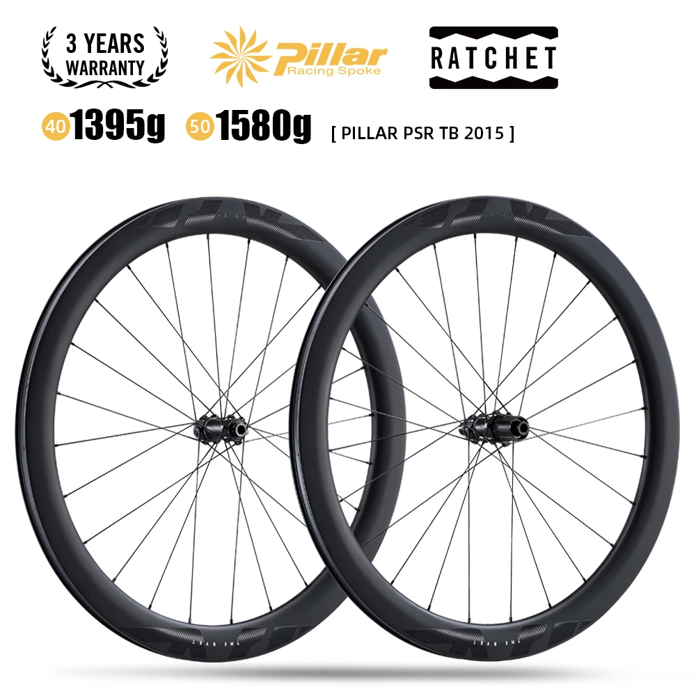 RYET Carbon Road Bike Wheelset Disc Brake 700c 36T Ratchet Hubsets 2015 ...