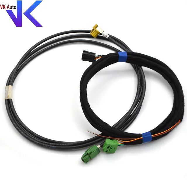 For Audi Q5 modified Carplay interface small big plug USB cable 8W0 035 ...