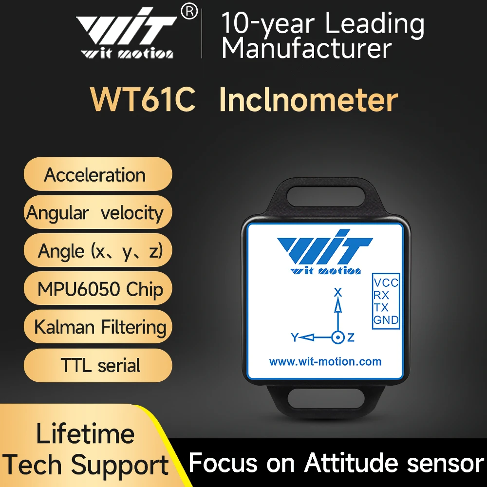 WitMotion-WT61C-AHRS-Inclinometer-Accelerometer-Gyroscope-Angle-High ...