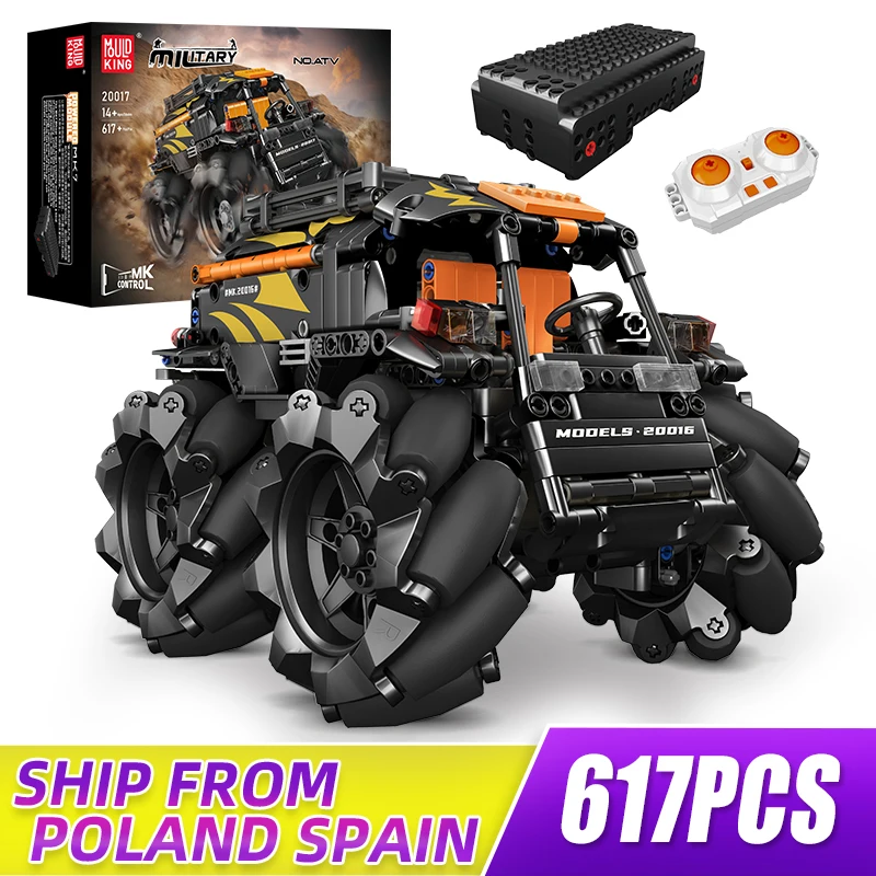 Mold-KING-20017-Set-mainan-militer-Remote-control-Set-mainan-blok ...