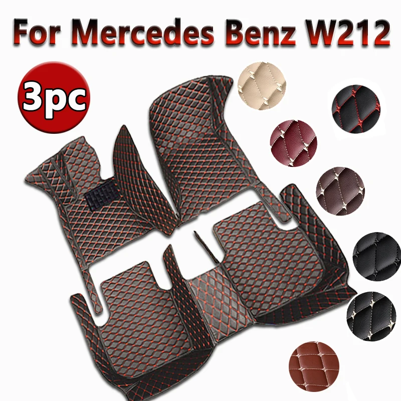 Custom-Made-Leather-Car-Floor-Mats-For-Mercedes-Benz-W212-2009-2010 ...