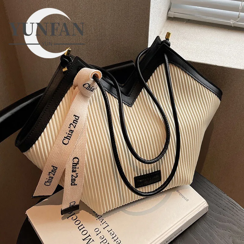 New-Design-Fashion-Stripped-Women-s-Shoulder-Bags-Tote-Bag-Korean-Style ...