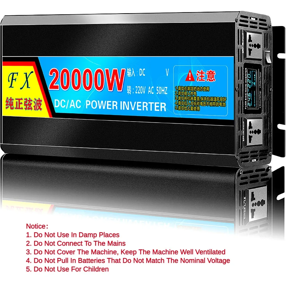 High-Power-Pure-Sine-Wave-Inverter-Convert-DC-12V-24V-48V-60V-72V-to-AC ...