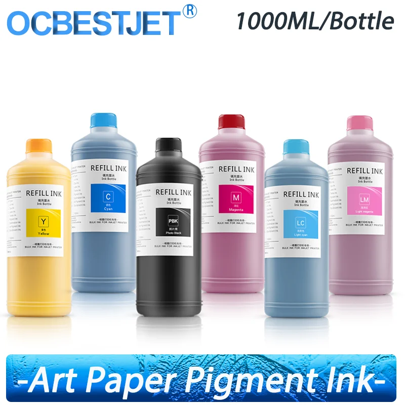 1000ML/Bottle Art Paper Pigment Ink For Epson L1110 L1800 L805 T25 T23 ...