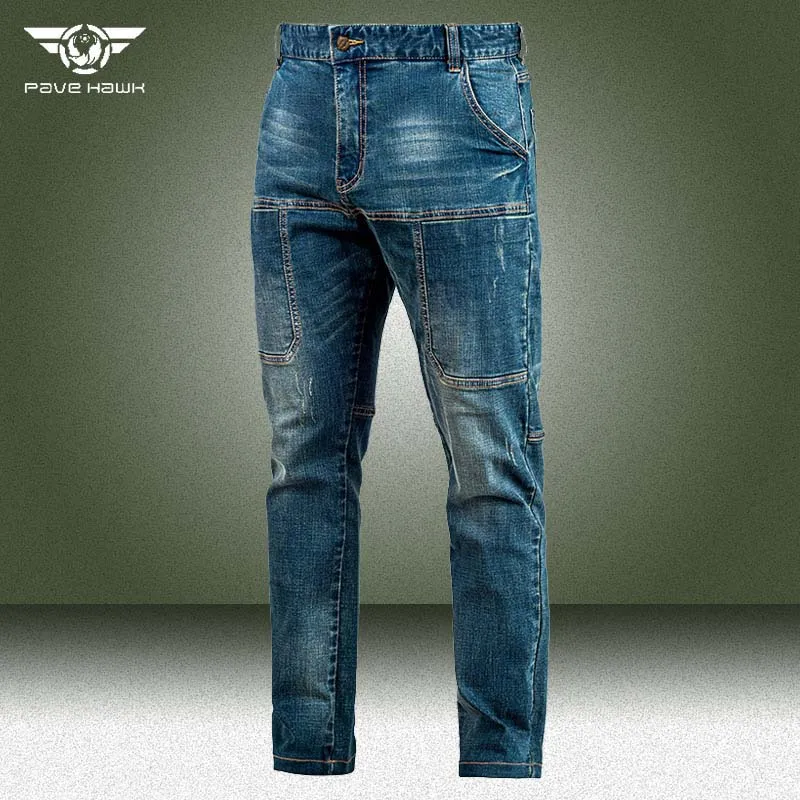 Denim-Tactical-Pants-Men-Military-Wear-resistant-Breathable-Straight ...