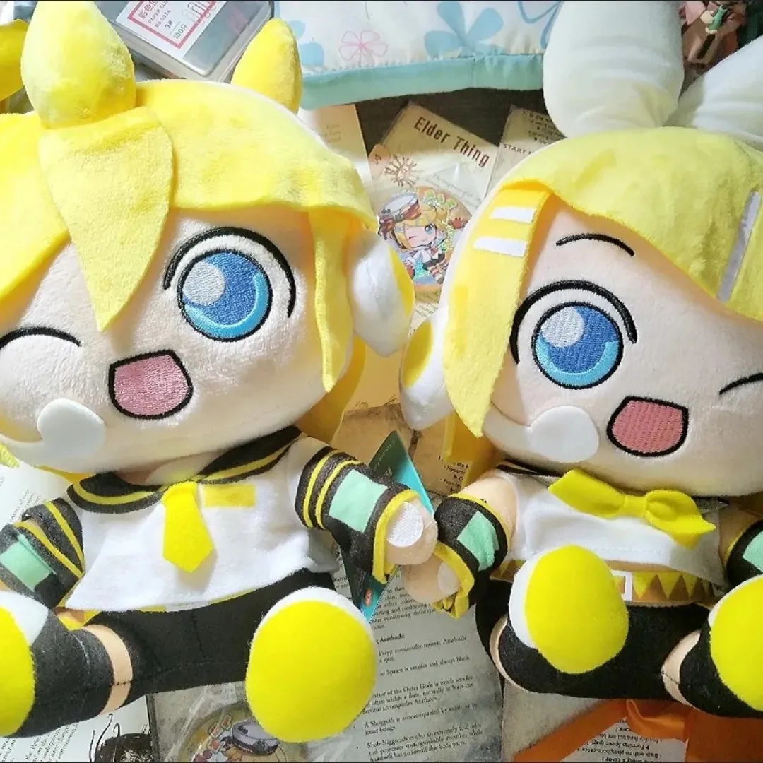 20cm-Original-Anime-Hatsune-Miku-Plush-Kwayi-Toys-Fufu-Kagamine-Len ...
