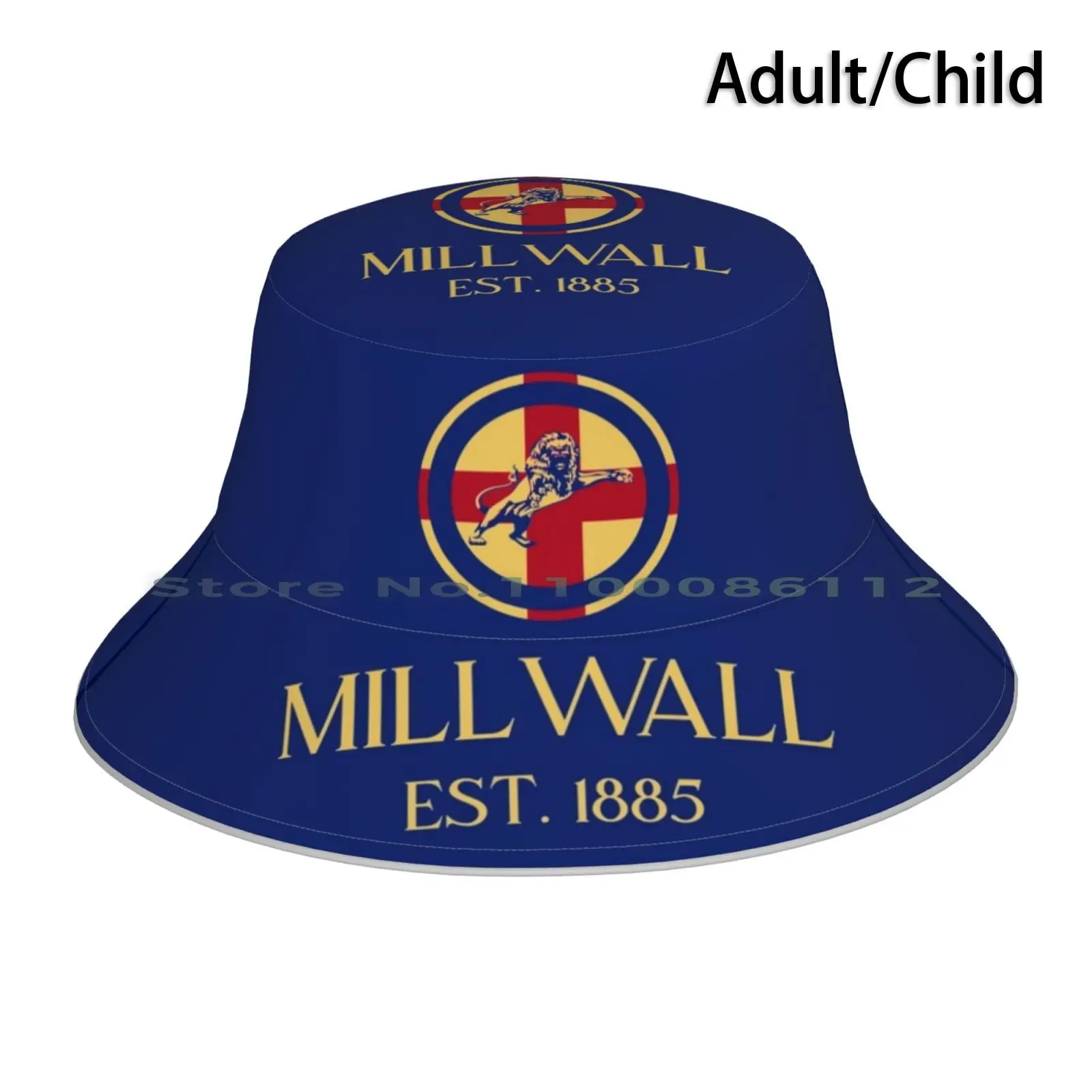 Gold-Bucket-Hat-Sun-Cap-Millwall-Millwall-Clube-de-Futebol-The-Lions ...