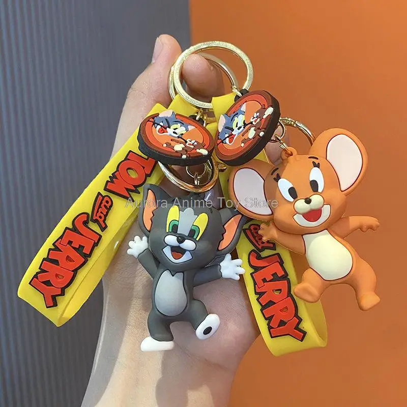 Cartoon-Anime-Disney-Keychain-Tom-and-Jerry-Toys-Doll-Car-Cute ...