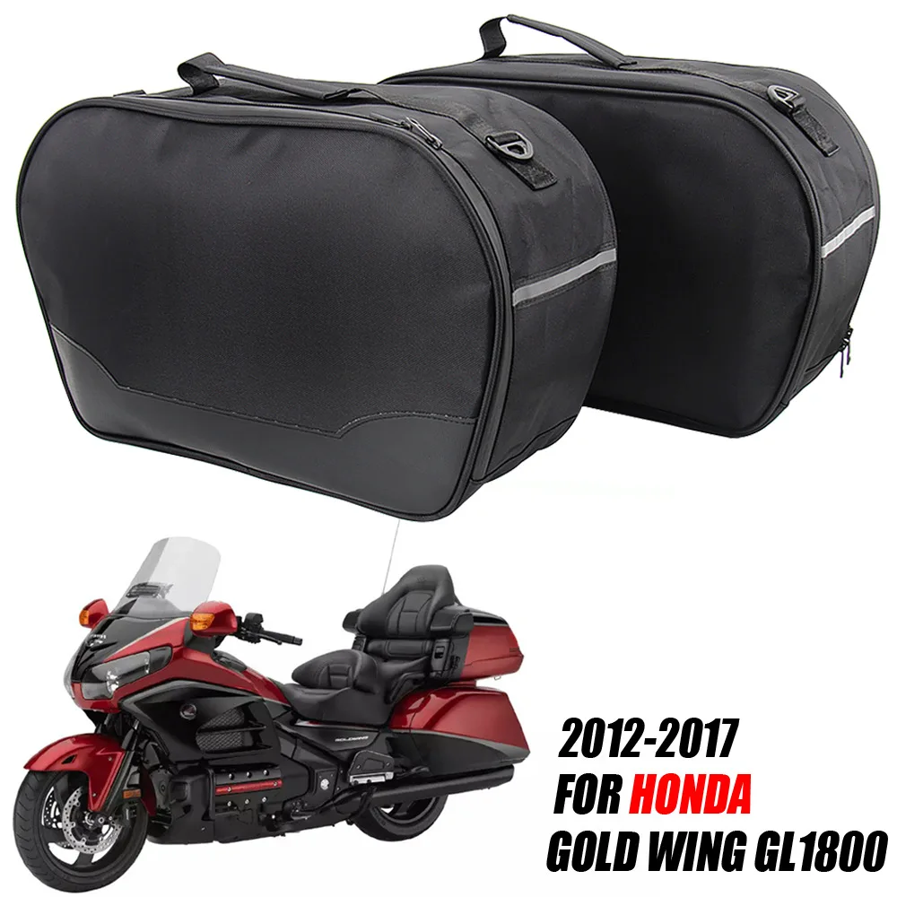 Motorcycle-Trunk-Saddlebag-Saddle-bags-Liner-Set-For-Honda-Gold-Wing-GL ...
