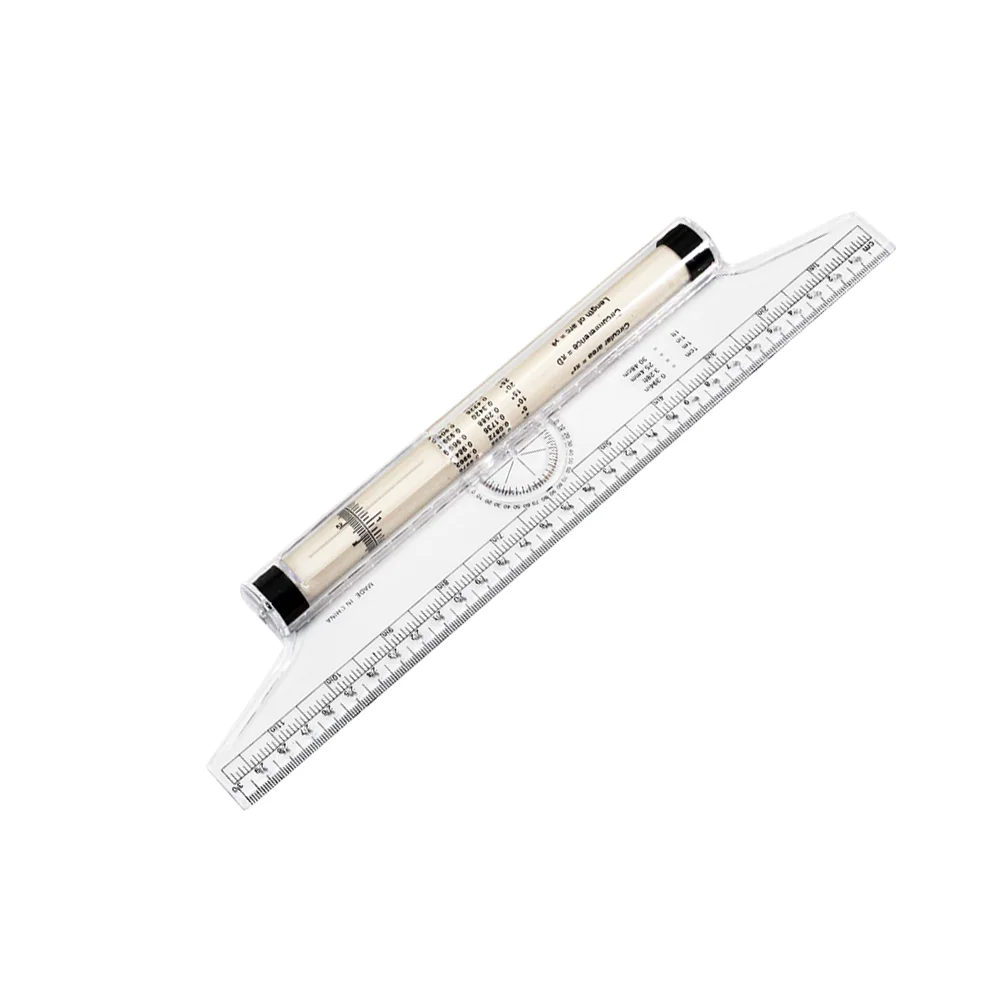 30cm Rolling Ruler Multipurpose Parallel Drawing Ruler for Angle ...