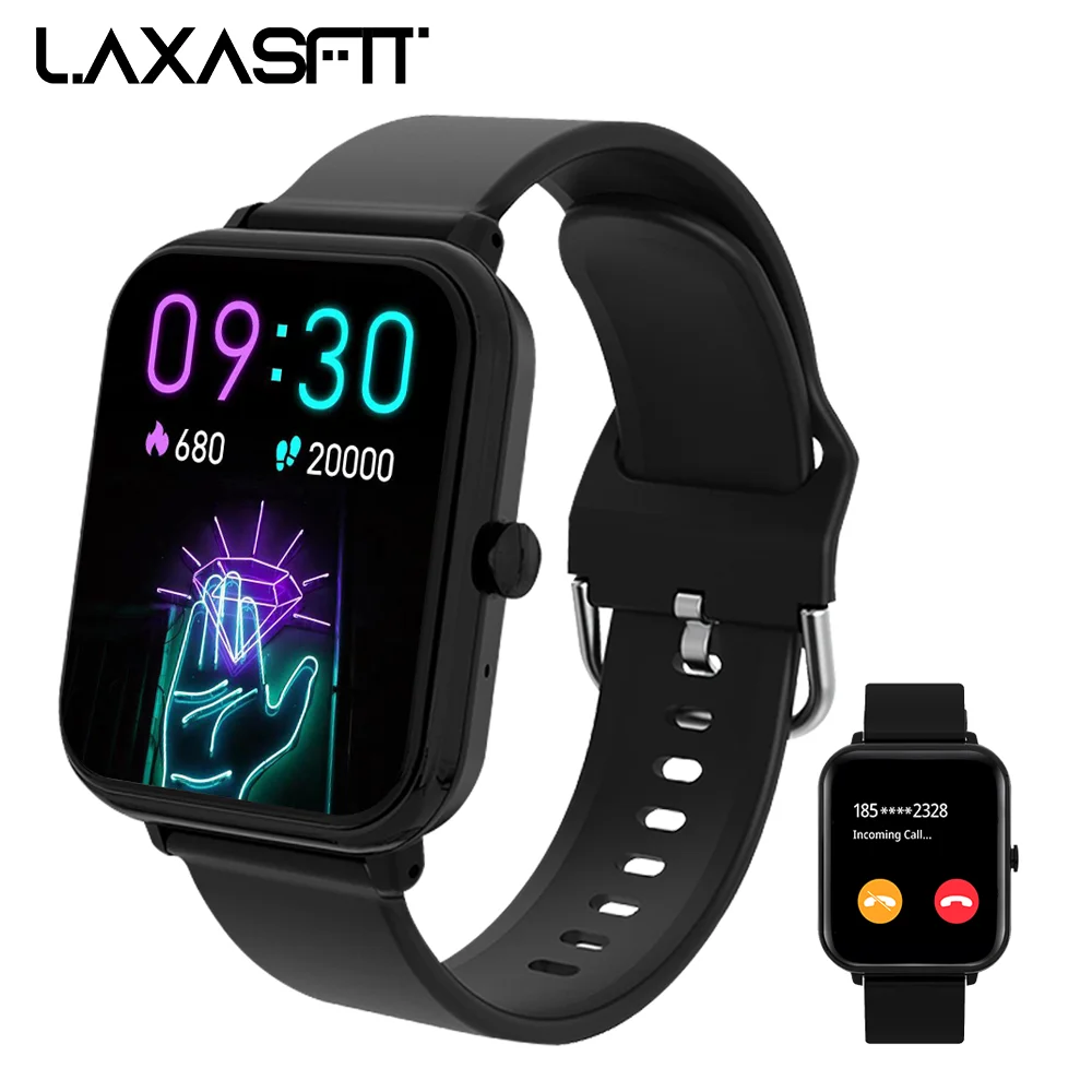 LAXASFIT New Smartwatch 2024 Wireless Charging Smartwatch Bluetooth ...