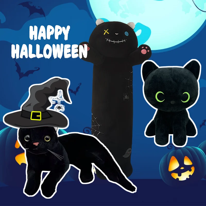 The Ultimate Goth Cat Plush Toy for Dark Aesthetic Lovers – Real-World ...
