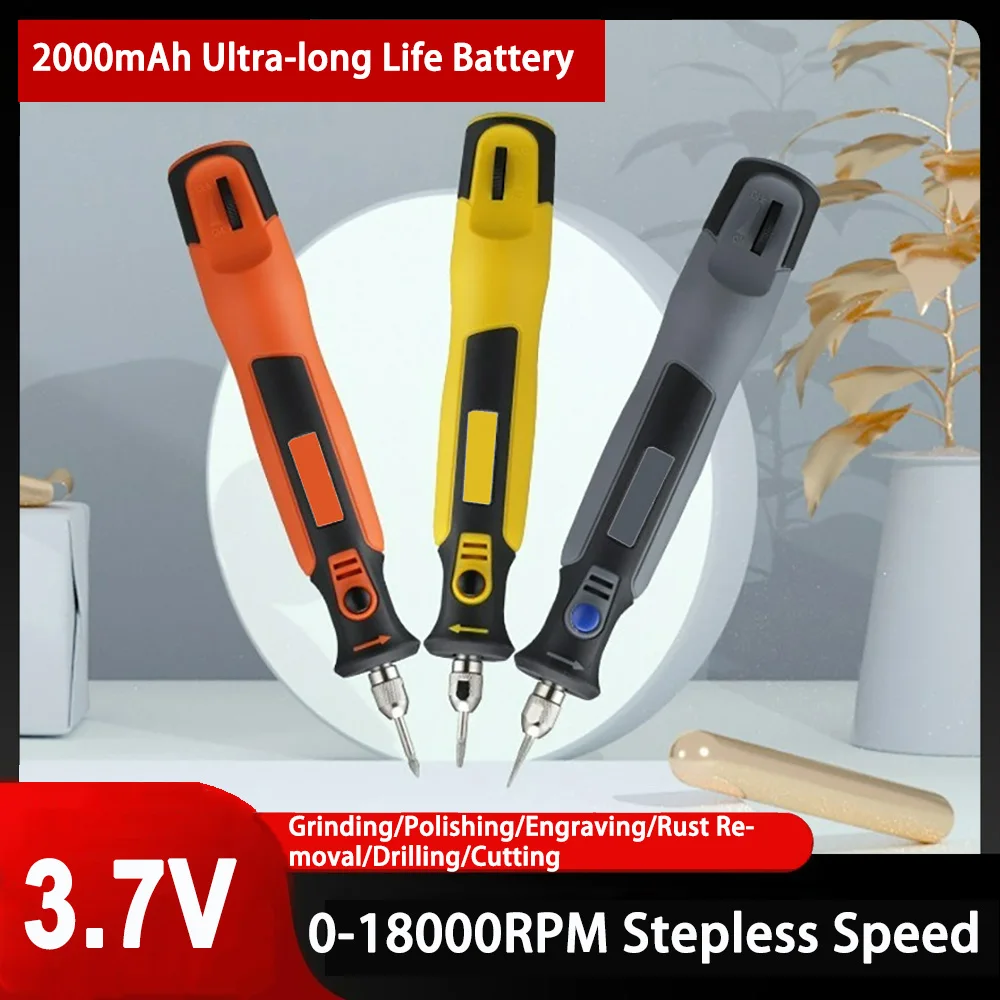 3-7V-0-18000r-Wireless-Electric-Drill-Micro-Rotary-Tool-Engraver ...