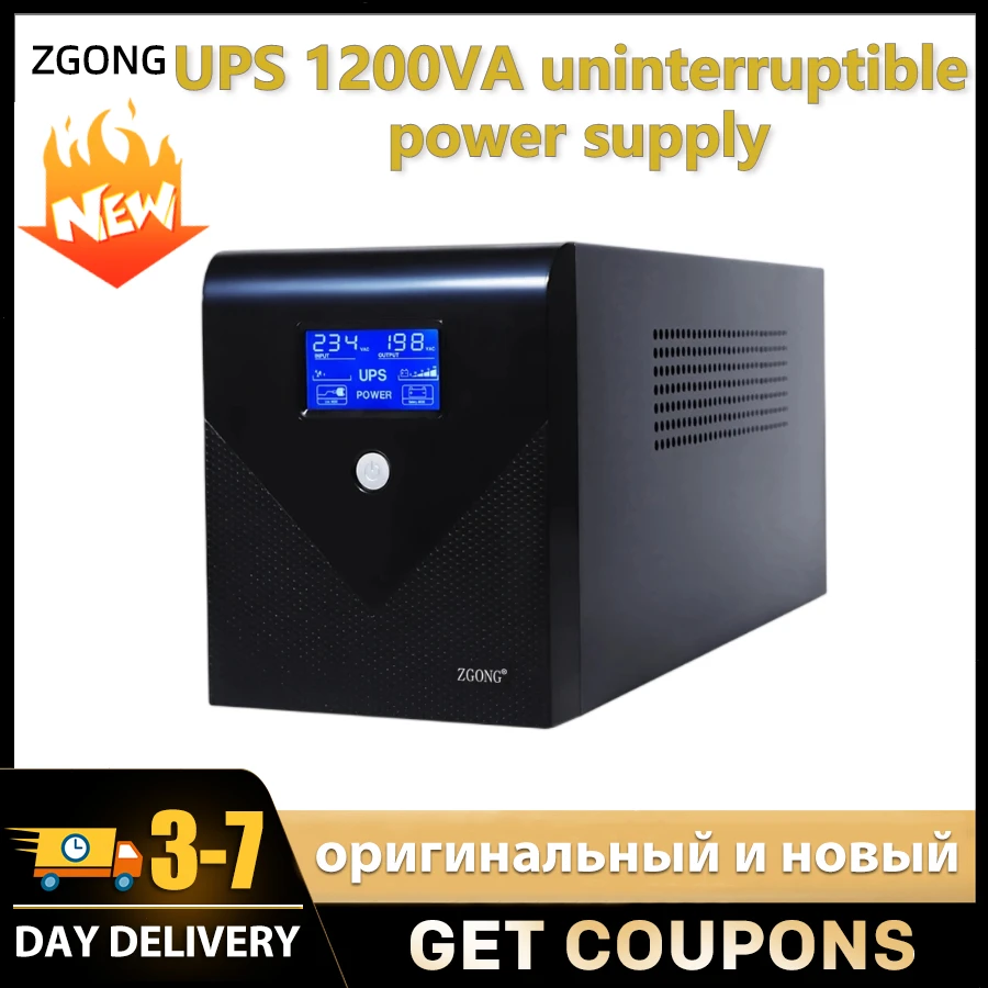 Ups Station Uninterruptible 1200va 720w Emergency Uninterruptible Power ...