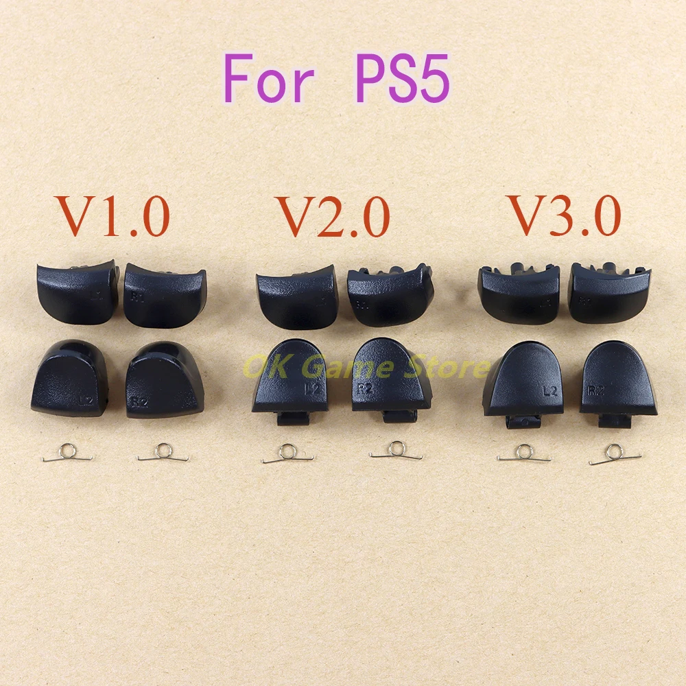 1set-Black-L1-R1-L2-R2-Triggers-Buttons-For-PlayStation-PS5-V1-0-V2-0 ...