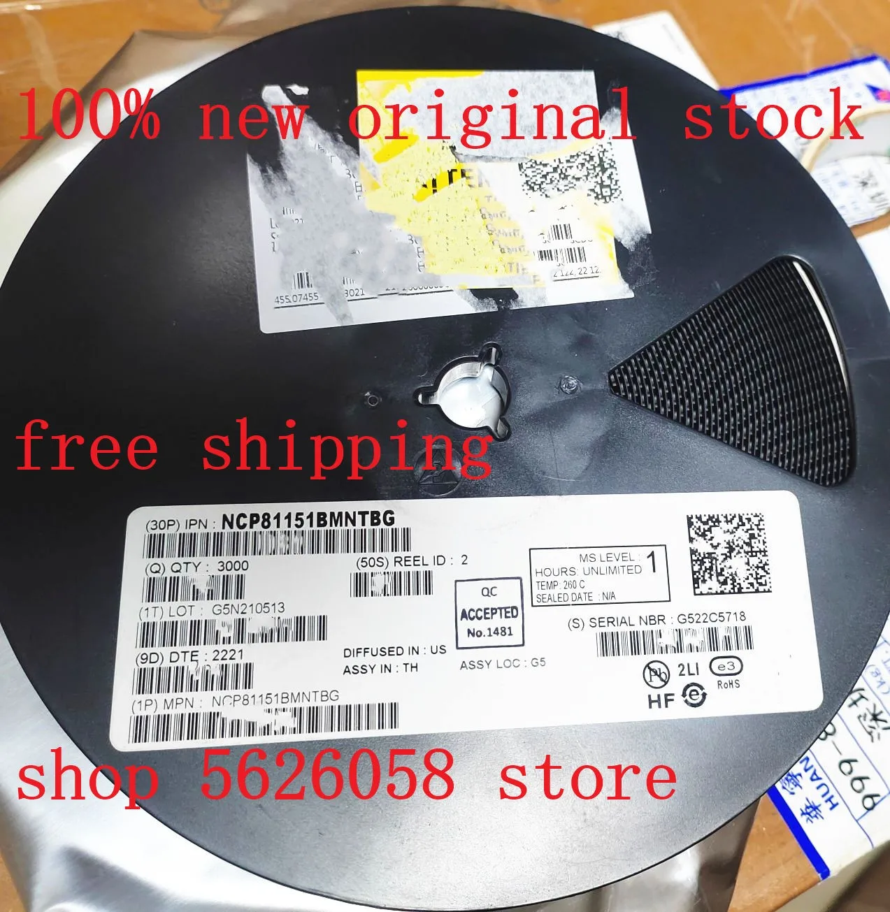 SI7958DP-T1-E3-NCP81151BMNTBG-A3-QFN-5PCS-100PCS-LOT-100-brand-new ...